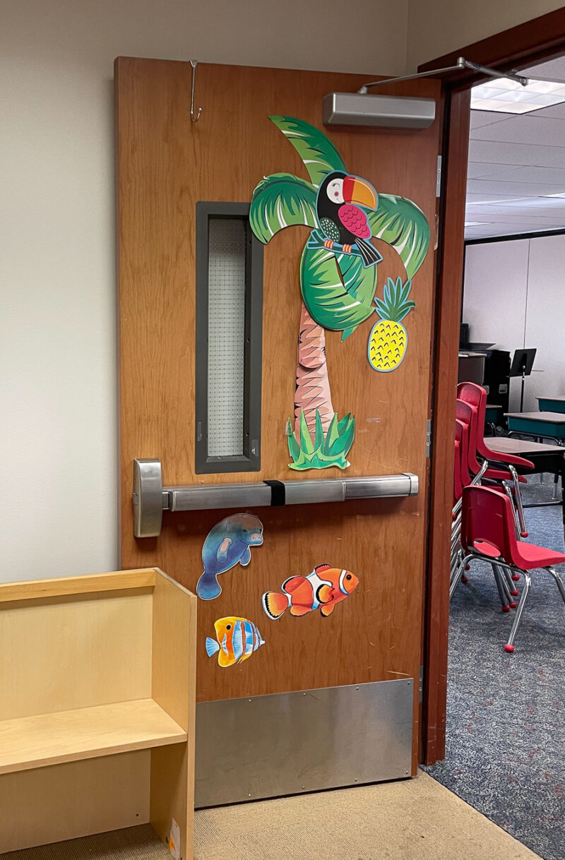 Rainbow Classroom Makeover | Just A Tina Bit